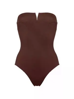 ERES Apparence Strapless Swimsuit - Brown