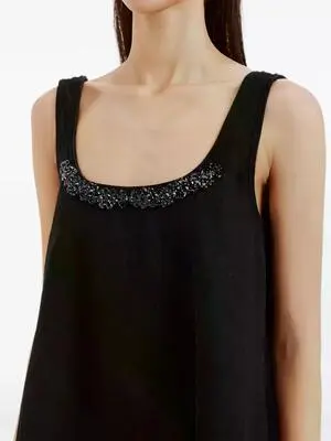 Simone Rocha Crystal-embellished Mini Dress