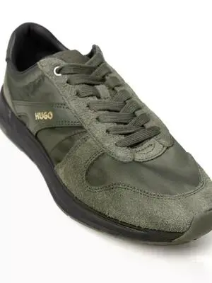 Hugo Logo-print Panelled Sneakers