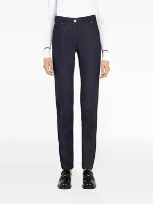 FERRAGAMO Contrast-stitch Five-pocket Jeans