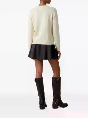 GANNI Graphic-intarsia Sweater