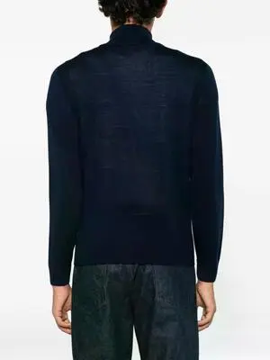 Canali Quarter-zip Knitted Sweater