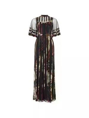 TEMPERLEY LONDON Dusty Sequin-embellished Gown