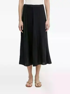Marc O'polo Seam-detail Midi Skirt - Black
