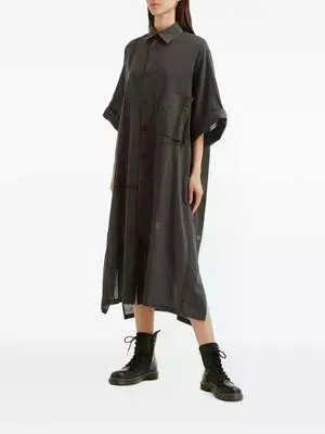 Y’s Patch-pocket Midi Shirt Dress