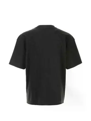 Hugo Logo-print Chest-pocket T-shirt - Black