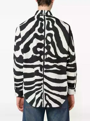 Moschino Printed Cotton-poplin Shirt