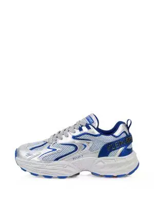PLEIN SPORT The Pulse X Metallic Sneakers - Grey