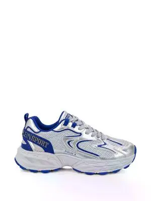 PLEIN SPORT The Pulse X Metallic Sneakers - Grey