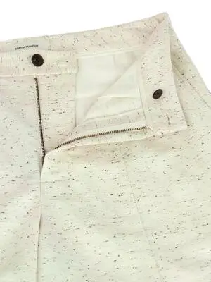 ENTIRE STUDIOS Speckled Carrot Croped Trousers - Neutrals