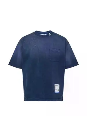 Mihara Yasuhiro Sun Faded Like Distressed T-shirt - Blue