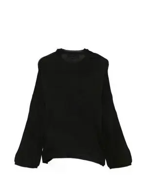 Comme Des Garçons Crew-neck Drop-shoulder Sweater
