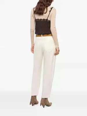 Pinko Egg-fit Cotton Bull Trousers