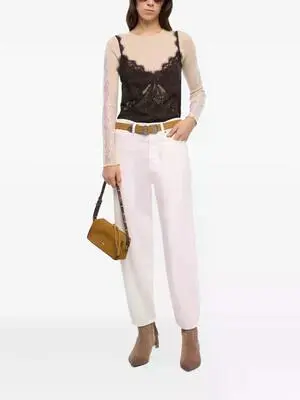 Pinko Egg-fit Cotton Bull Trousers