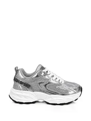 PLEIN SPORT Pulse X Metallic Sneakers - Grey