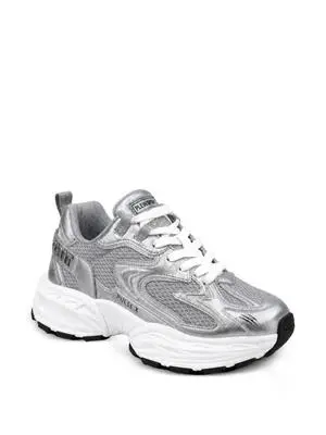 PLEIN SPORT Pulse X Metallic Sneakers - Grey