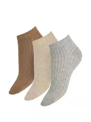 Wolford Rib-knit Sneakers Socks Set - Neutrals