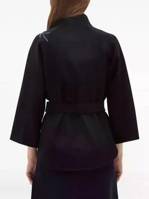 BLUGIRL Bead-embellished Belted Coat