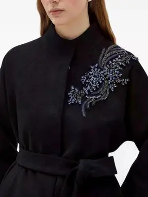 BLUGIRL Bead-embellished Belted Coat