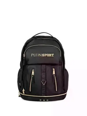 PLEIN SPORT Logo-lettering Backpack - Black