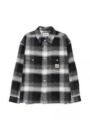Carhartt Work In Progress Esterson Logo-patch Shirt - Blue