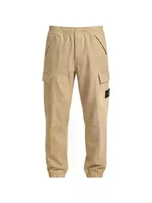 Stone Island Logo-patch Cargo Pants - Neutrals