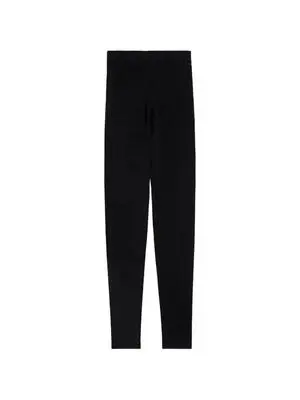 Balenciaga Techwear Logo-embroidered Knitted Leggings