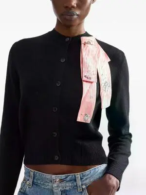 Erdem Bow-embellishment Cardigan