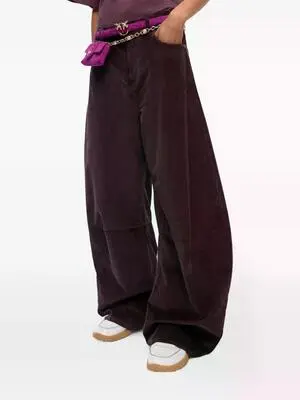 Pinko Barrel-fit Corduroy Trousers