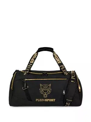 PLEIN SPORT Tiger-motif Duffle Bag - Black