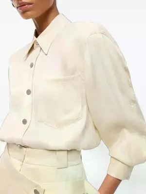 Pinko Shirt In Peachskin-feel Twill