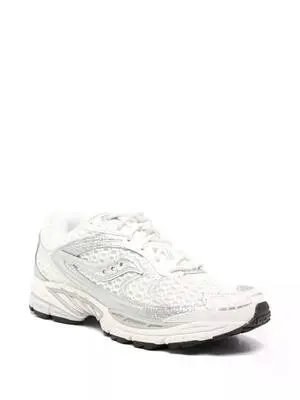 Saucony Mesh-panelled Metallic Sneakers