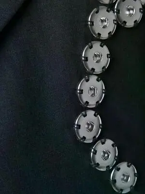 Comme Des Garçons Graffiti' Embellished Coat