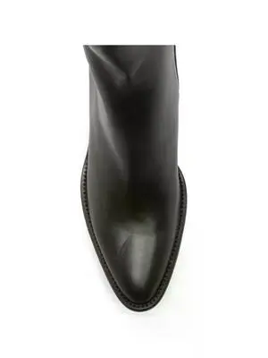 POMME D´OR Block-heel Leather Ankle Boots