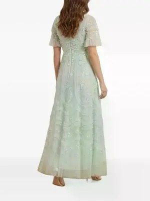 NEEDLE & THREAD Gianna Ruffled Gown