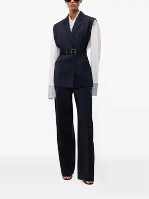 Pinko Vest With Open Sides And Belt