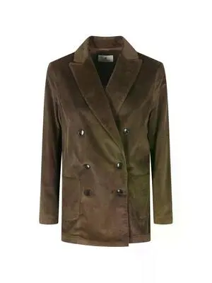 MYTHS Double-breasted Corduroy Blazer