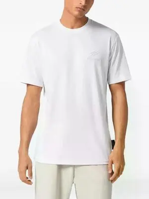 PLEIN SPORT Logo-embroidery T-shirt
