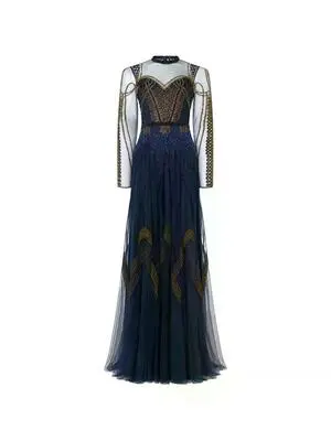 TEMPERLEY LONDON Persephone Bead-embellished Gown