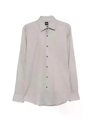 BOSS Hank Long-sleeve Shirt - Grey