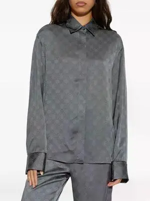 Off-White Monogram-jacquard Shirt