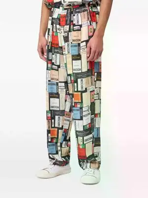 Moschino Printed Silk Pants