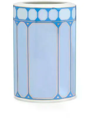 ROSENTHAL Signum Azure Graphic-print Vase - Blue