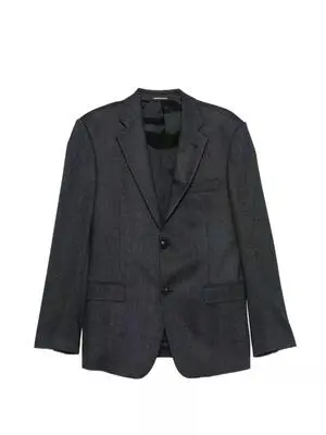 Emporio Armani Herringbone Suit - Grey