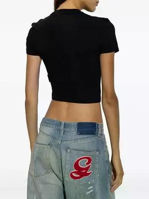 Palm Angels Logo-print Crop Top