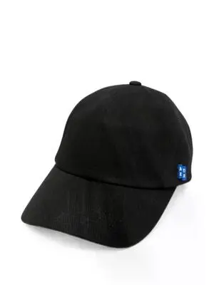 ADER ERROR Bl Tag Logo-patch Baseball Cap - Black