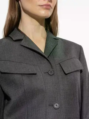 Off-White Belted Wool Blazer