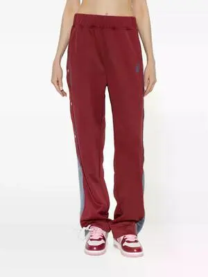 Off-White Logo-embroidered Press-stud Track Pants