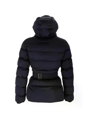Elisabetta Franchi Belted Hooded Jacket