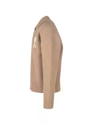 AMI Paris De Coeur Polo Shirt - Neutrals